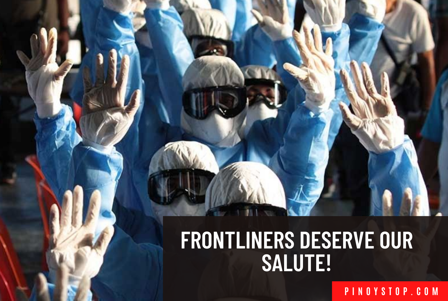 Watch: An Appreciation Speech Is Made For The Frontliners • PINOYSTOP