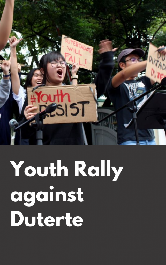 Rally of Group of Filipino Youth Against Duterte Administration • PINOYSTOP